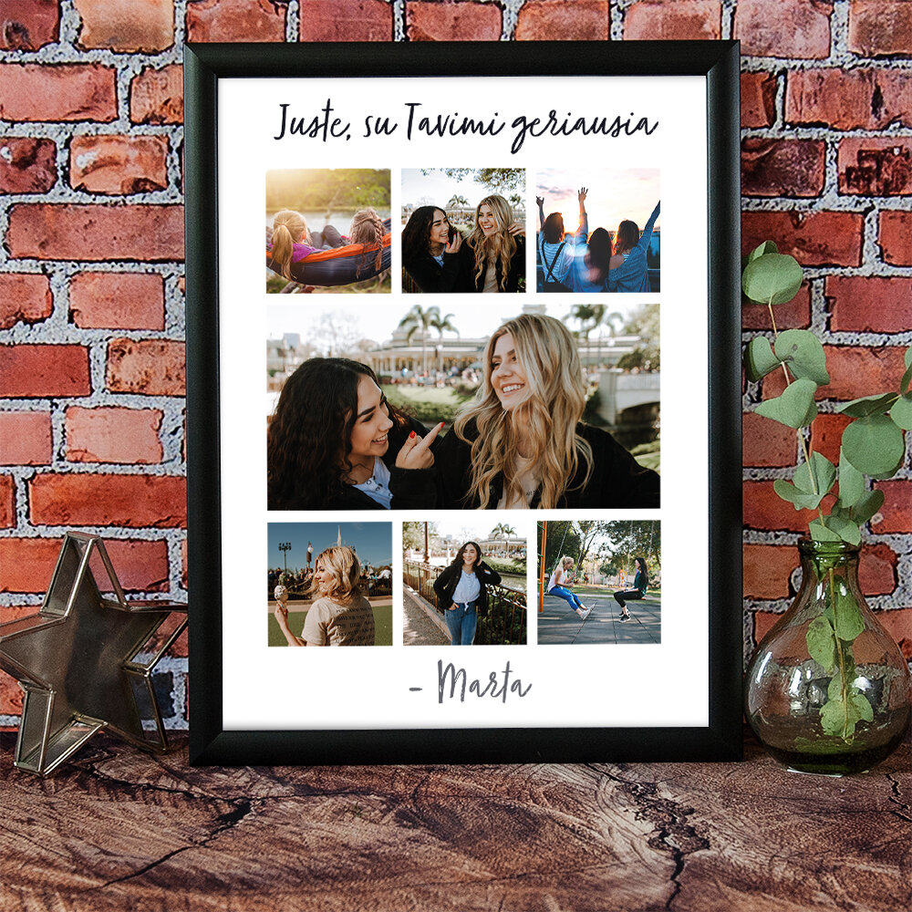 Draugės - Nuotraukų koliažas - MyGift.lt