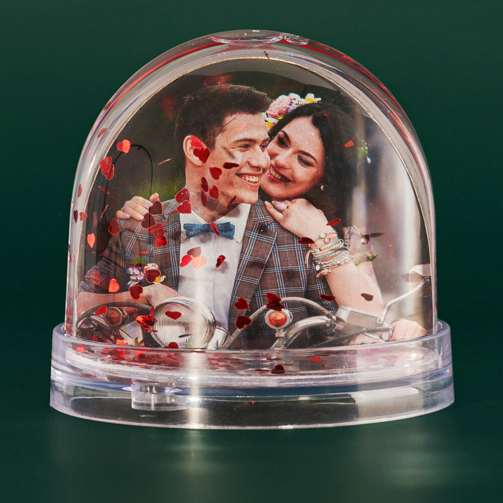 Jūsų nuotrauka - Sniego rutulys su nuotrauka - MyGift.lt