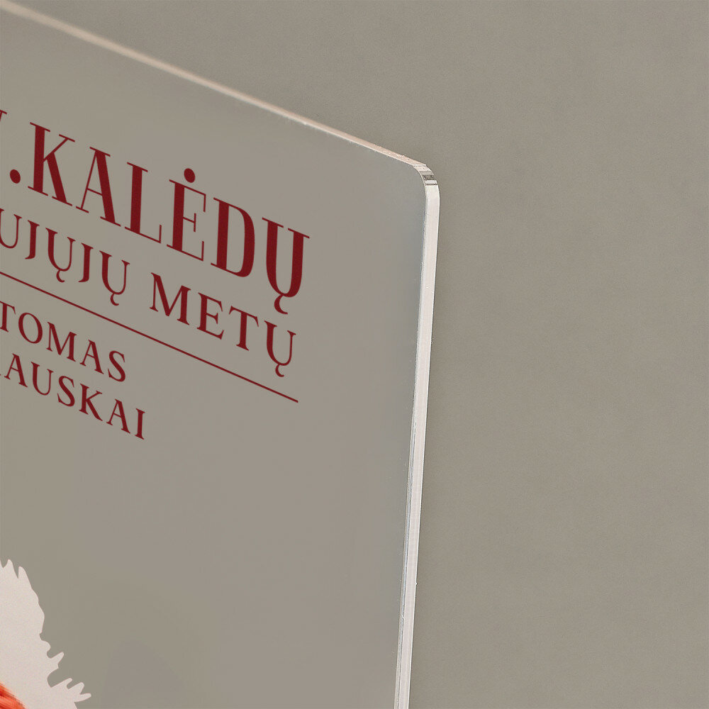 Nuotraukos ant eglutės - Spauda ant akrilinio stiklo su stovu - MyGift.lt